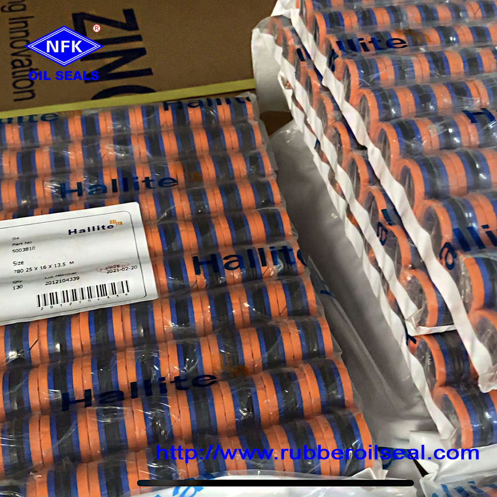 Máy đào pít-tông Hallite 780 gốc Máy xúc pít-tông thủy lực Phớt xi lanh dầu